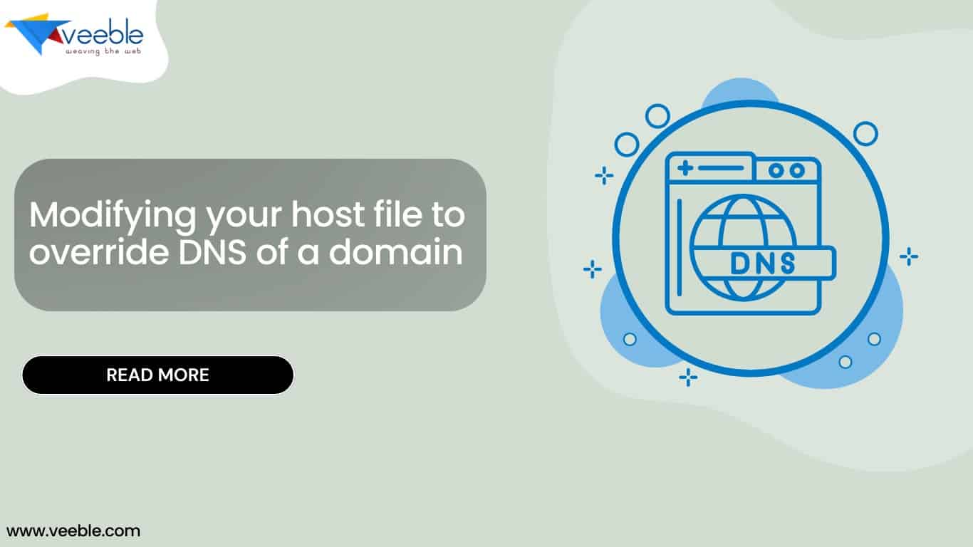 Modifying your host file to override DNS of a domain