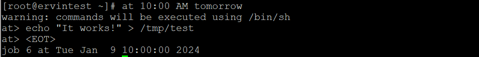 Scheduling One Time Jobs In Linux Using At Command Veeble Hosting 2144