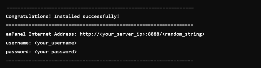How to Install aaPanel on Linux - Veeble Hosting