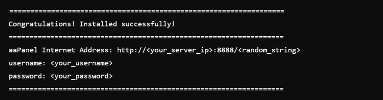 How to Install aaPanel on Linux - Veeble Hosting