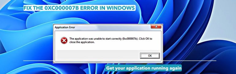 Fix Error: The Application Was Unable to Start (0xc000007b) - Veeble ...