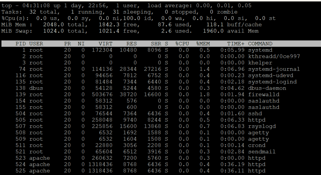 How to monitor CPU usage in linux - Veeble Hosting