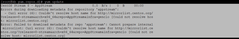 CentOS Stream Repo List: Working URLs - Veeble Hosting