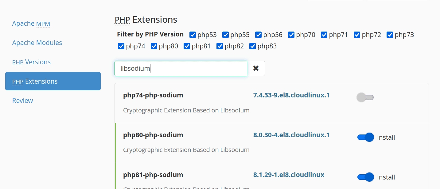 How To Install Libsodium And Php Extension In Whm Cpanel Veeble Hosting 6033