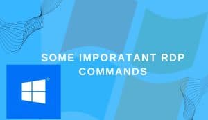 Important Commands for Windows RDP - Veeble Hosting