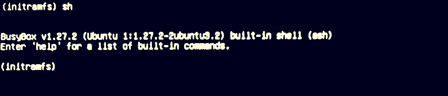 How To Fix Busybox Initramfs Error In Ubuntu Veeble Hosting