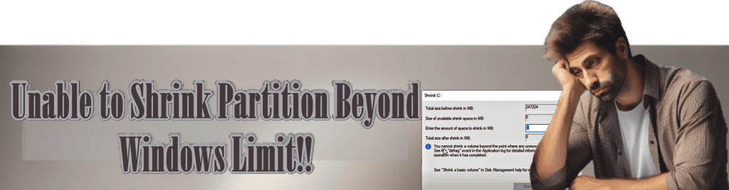 How To Fix The Issue Unable To Shrink Partition In Windows Veeble