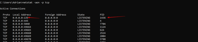 How to find the process using port in Linux and Windows? - Veeble Hosting