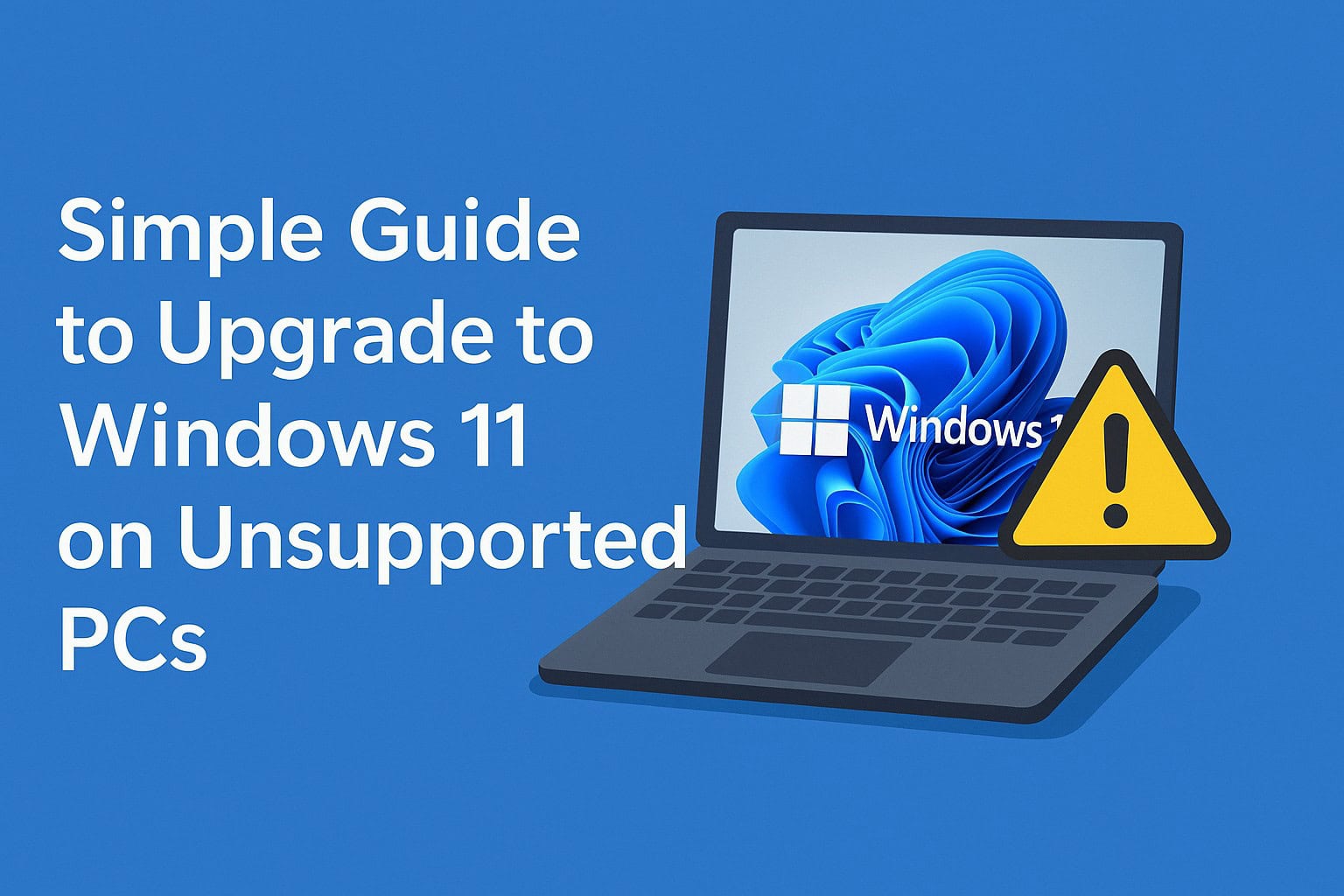 Upgrade Windows bypassing "This PC Doesn't Meet Windows 11 Requirements"