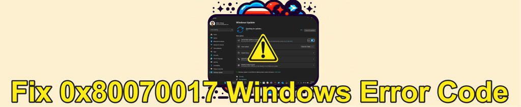 Error code 0x80070017 while Windows Update [Solution] - Veeble Hosting