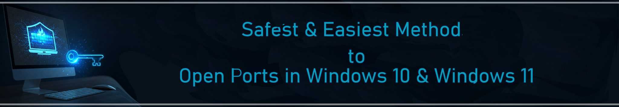 How to Open Ports in Windows 10/11 Firewall Easily & Safely