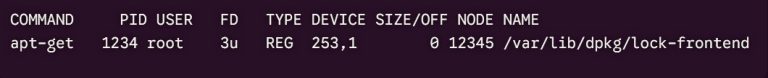 Fix: E: Could not open lock file /var/lib/dpkg/lock-frontend
